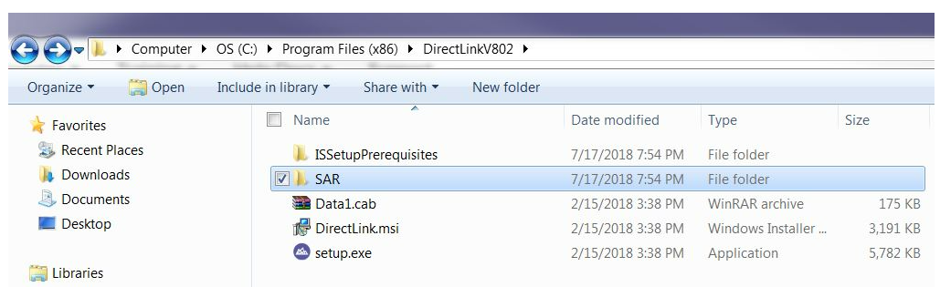 Where to find Direct Link add-on (.SAR) installation files