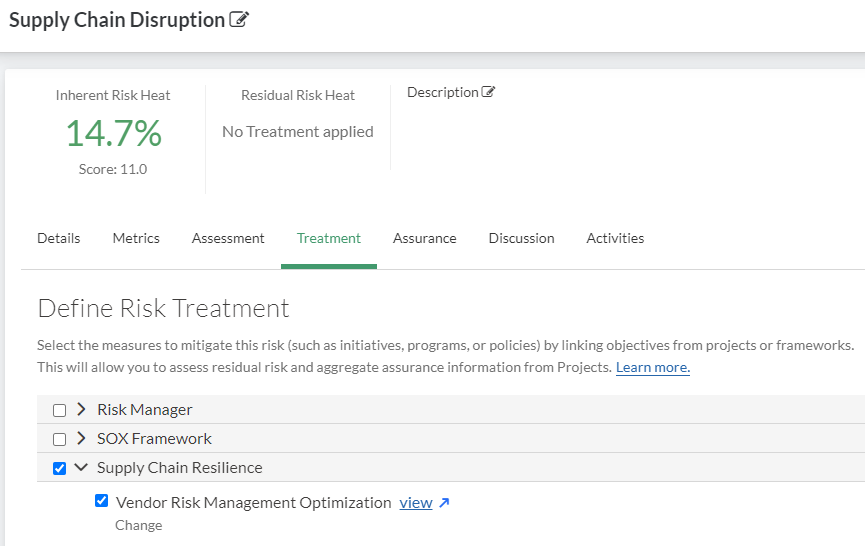 How to link strategic risks in Assurance Plans