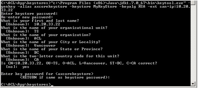 How to create a certificate with a subject alternate name