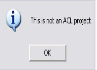 About ACL Corrupted Projects