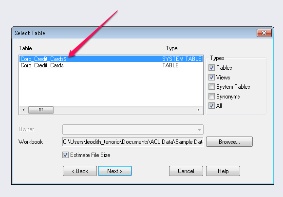Import Excel files using ODBC