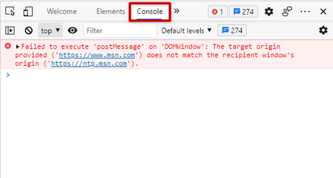 How to open your Browser Developer Console