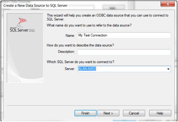 How to change the authentication mode for a SQL Server DSN