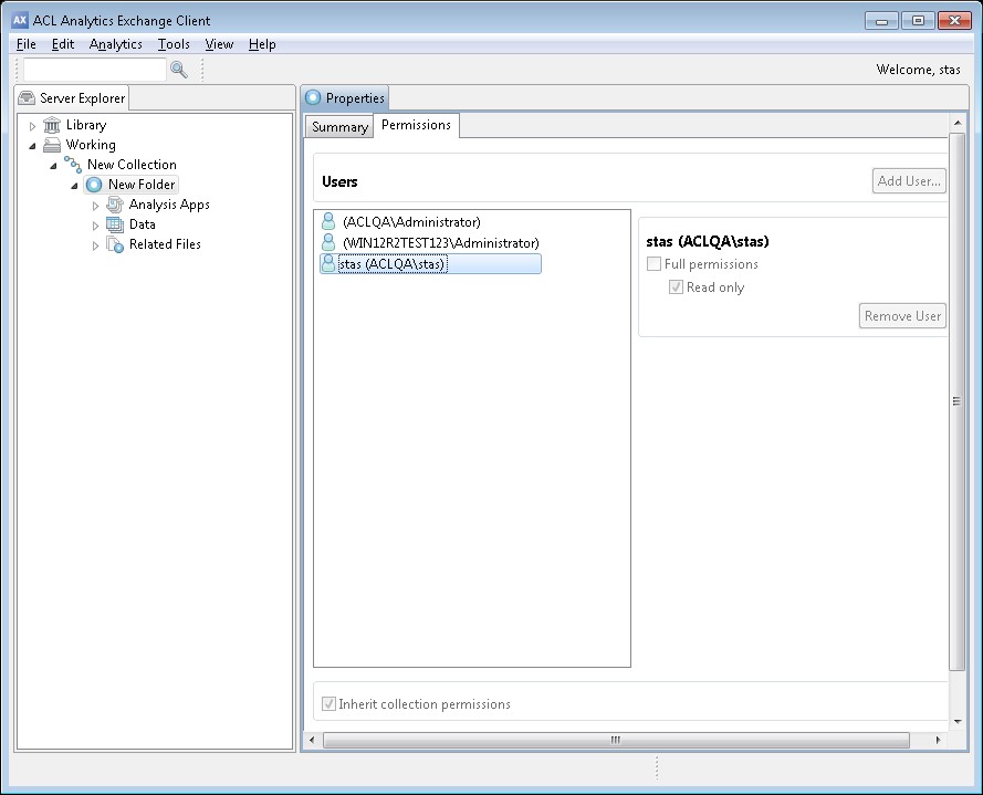 Security requirements for Exporting AX Server data tables